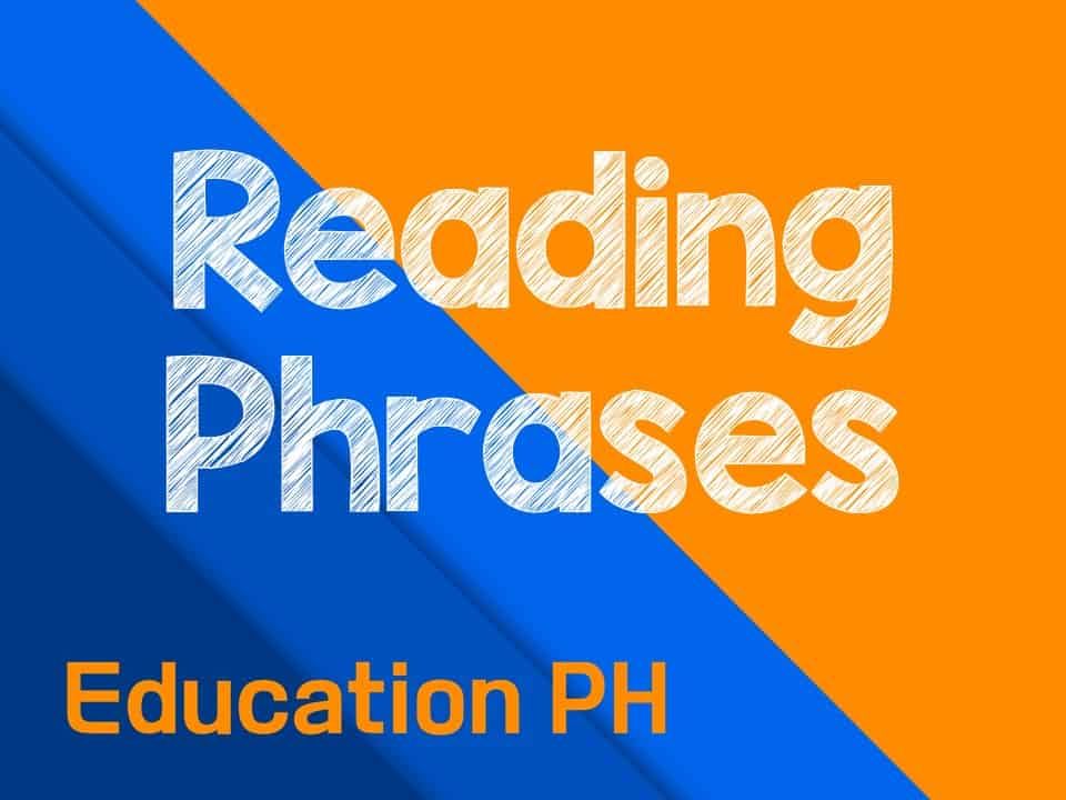Grade 1 Worksheets | Reading Phrases - Education PH