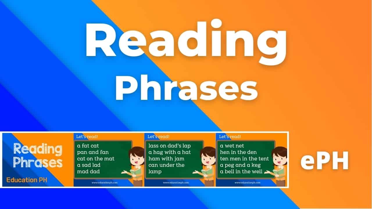 Grade 1 Worksheets | Reading Phrases - Education PH